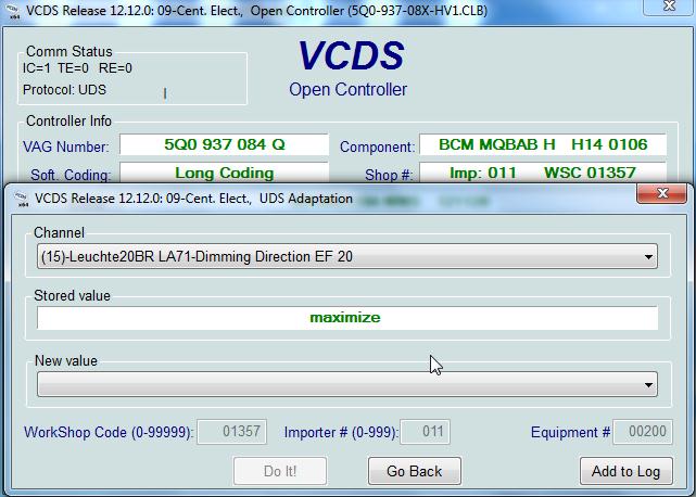 Passat (B8) - Activate exterior lights (halogen) with turn signals ...
