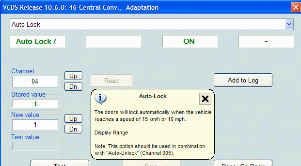 A3 (8P) - Automatic door locks - VAG Coding