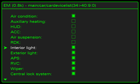 A7 (C7) - Activate ambient lighting - VAG Coding