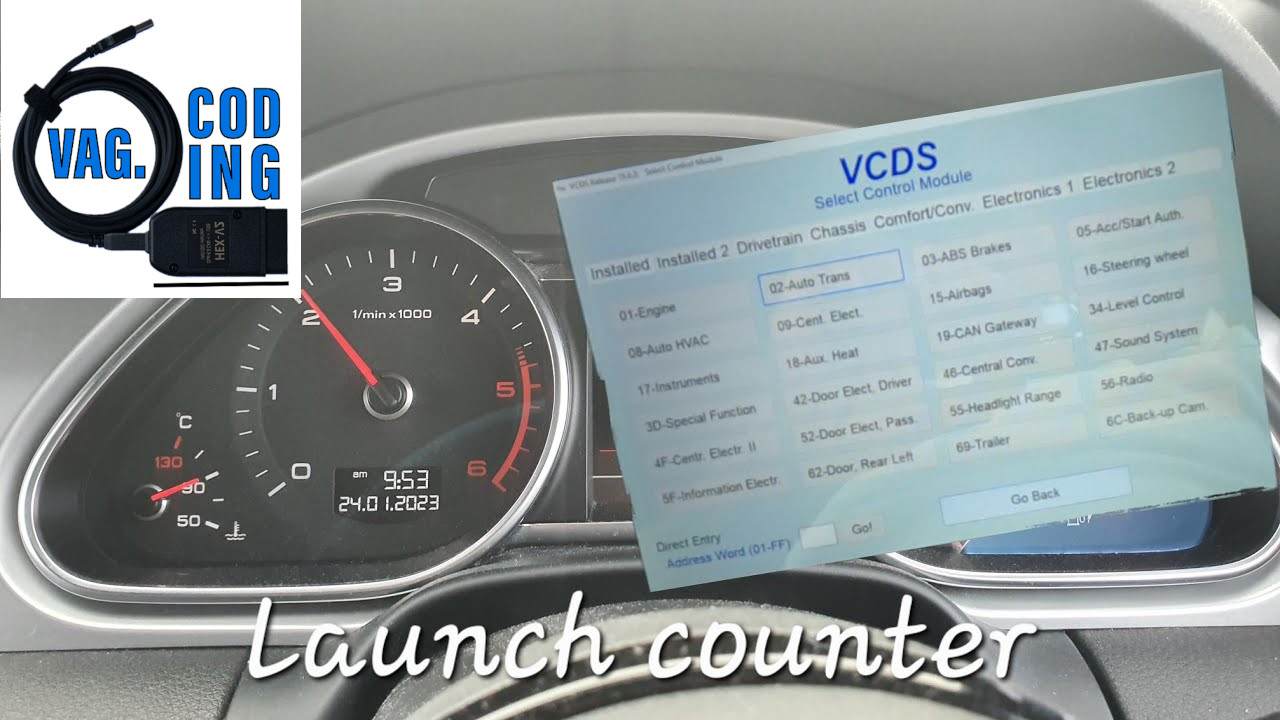 VCDS: Check the number of Launch Controls - VAG Coding