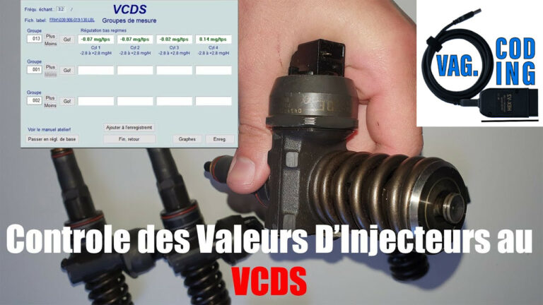 VCDS: Checking injector values - VAG Coding