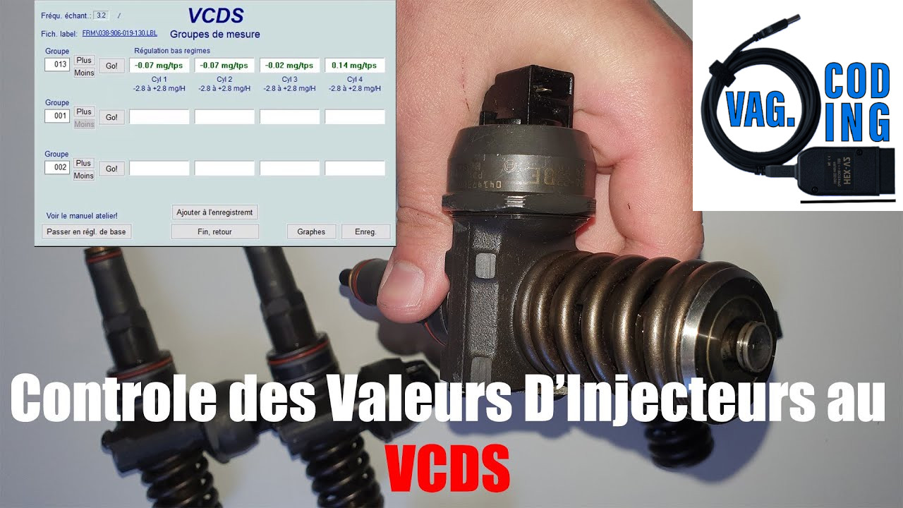 VCDS: Checking injector values - VAG Coding