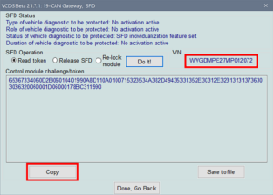 VCDS: What is SFD protection? - VAG Coding