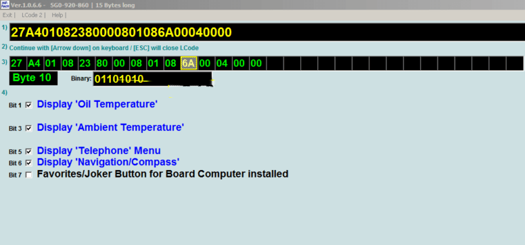 Tarraco (KN) - Oil temperature on Virtual Cockpit - VAG Coding